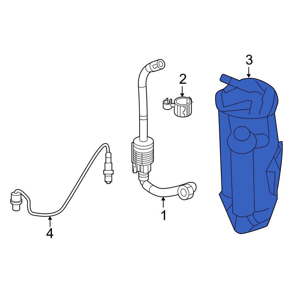 Mercedes-Benz OE 2054704000 - Vapor Canister