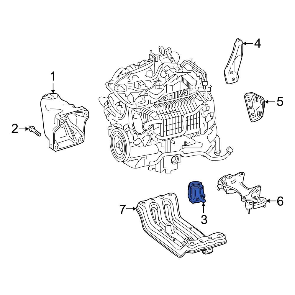 Mercedes-Benz OE 2132406800 - Right Engine Mount