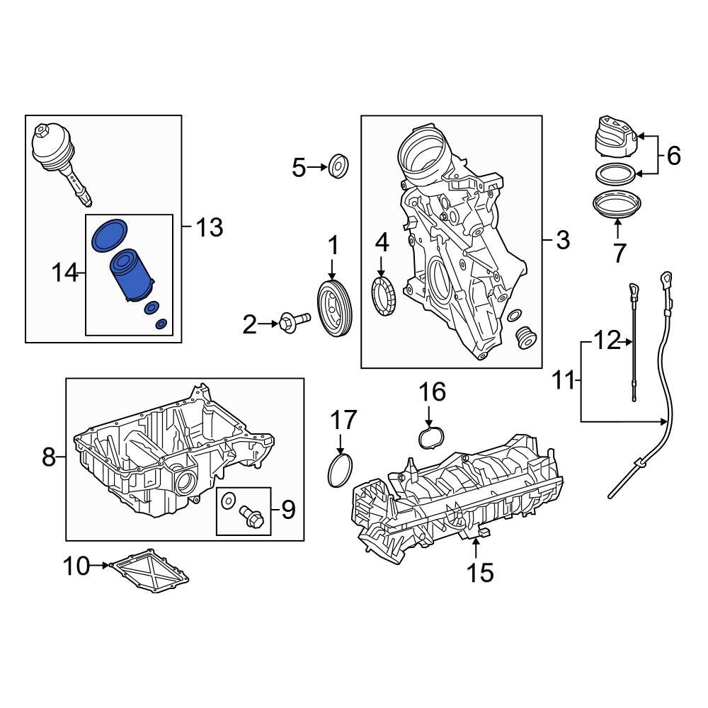 Mercedes-Benz OE 2541840600 - Engine Oil Filter Element