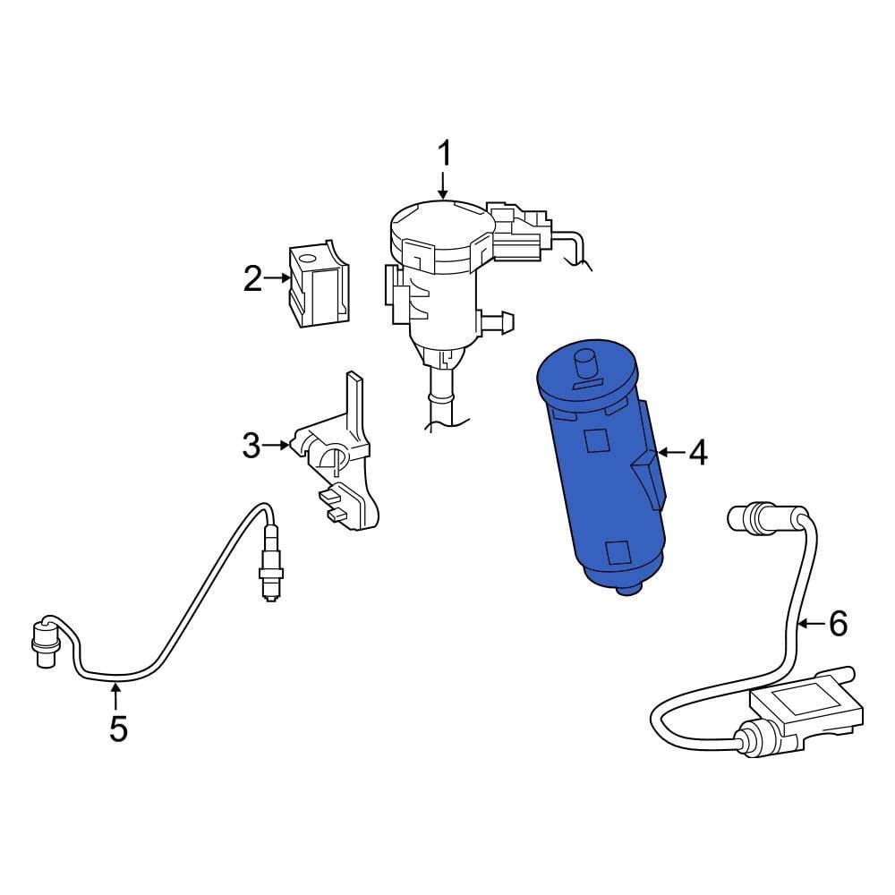 Mercedes-Benz OE 2054704000 - Vapor Canister