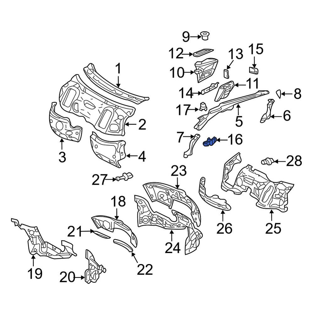 Mercedes-Benz OE 2118701310 - Ambient Light Sensor