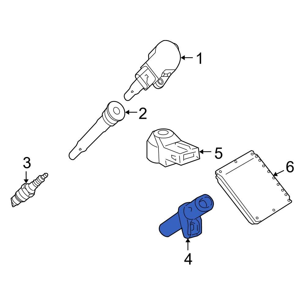 Mercedes-Benz OE 6429050000 - Engine Crankshaft Position Sensor