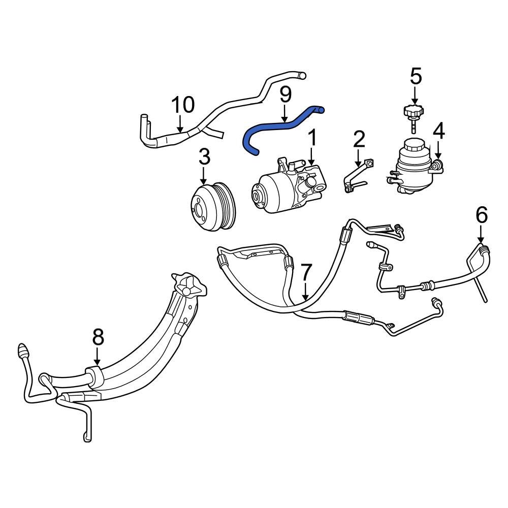 Mercedes-Benz OE 2304600924 - Power Steering Return Hose