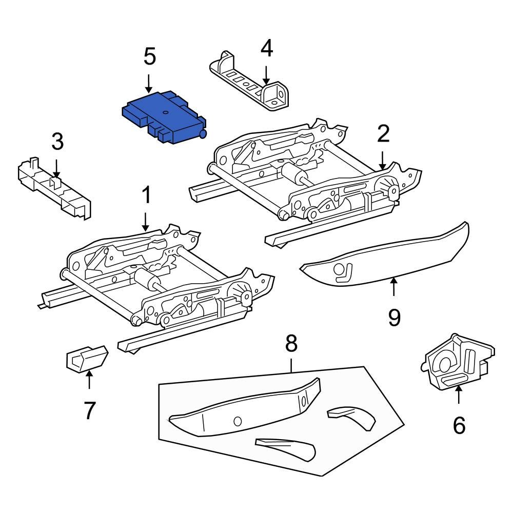 Mercedes-Benz OE 2118704585 - Power Seat Control Module
