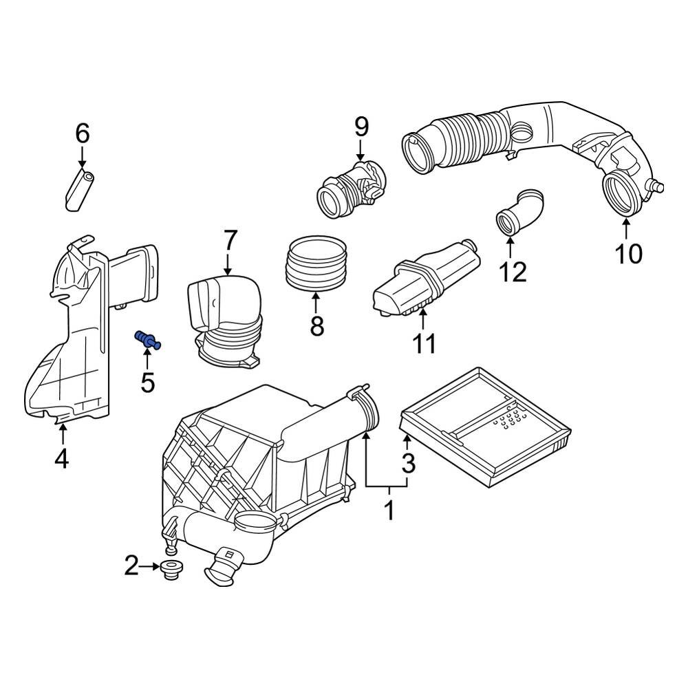 Mercedes-Benz OE 1239900092 - Package Tray Trim Clip