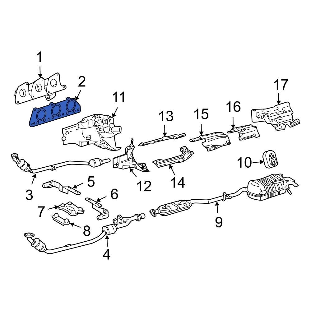 Mercedes-Benz OE 2721420680 - Exhaust Manifold Gasket