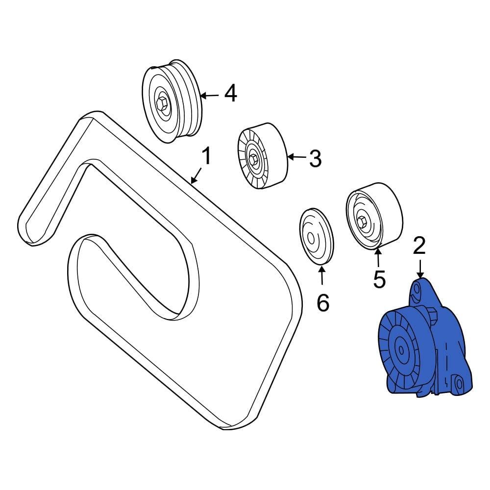 Mercedes-Benz OE 1562000570 - Accessory Drive Belt Tensioner Assembly