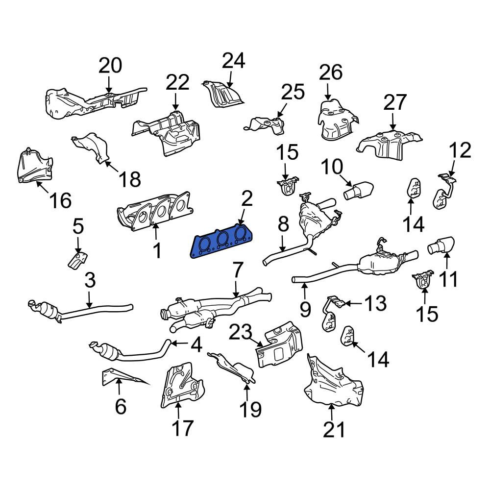 Mercedes-Benz OE 2721420680 - Exhaust Manifold Gasket