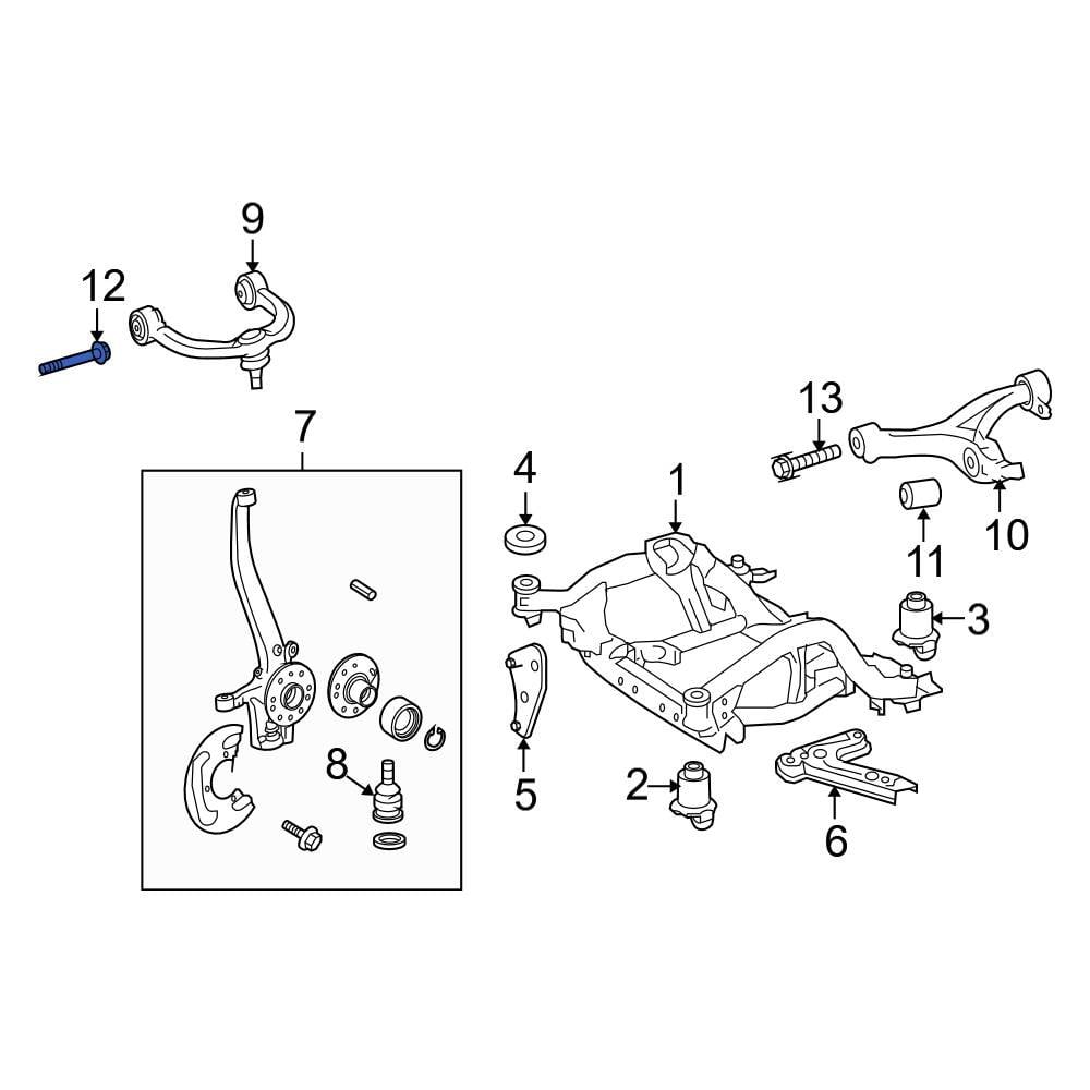 Mercedes-Benz OE 0003330871 - Inner Suspension Control Arm Bolt