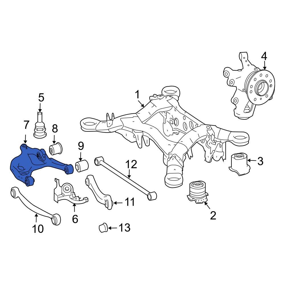 Mercedes-Benz OE 1643303507 - Front Right Lower Suspension Control Arm