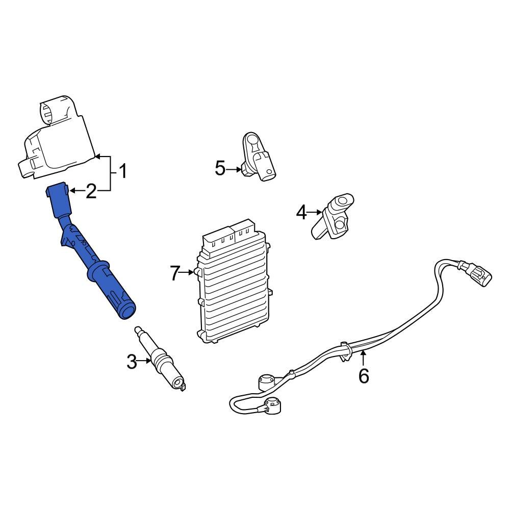 Mercedes-Benz OE 2761560900 - Direct Ignition Coil Boot