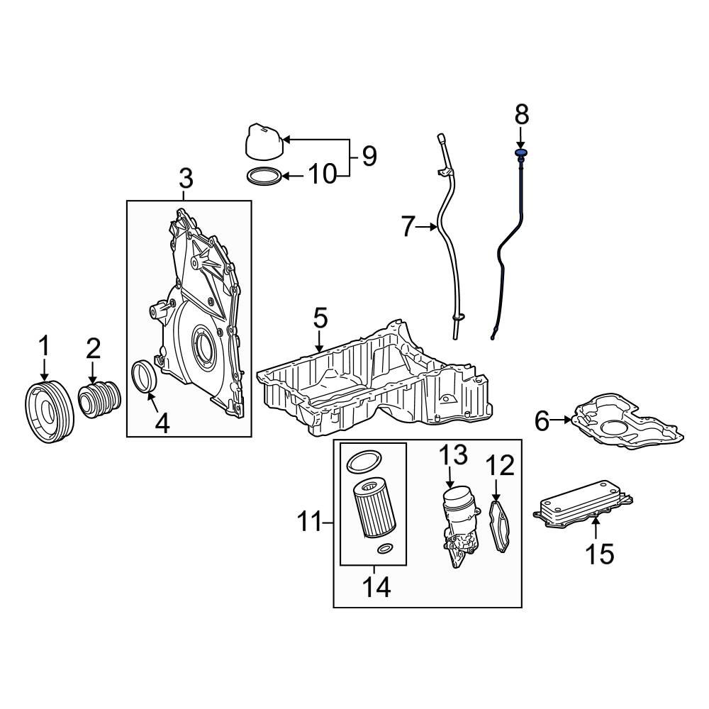 Mercedes-Benz OE 6420104172 - Engine Oil Dipstick