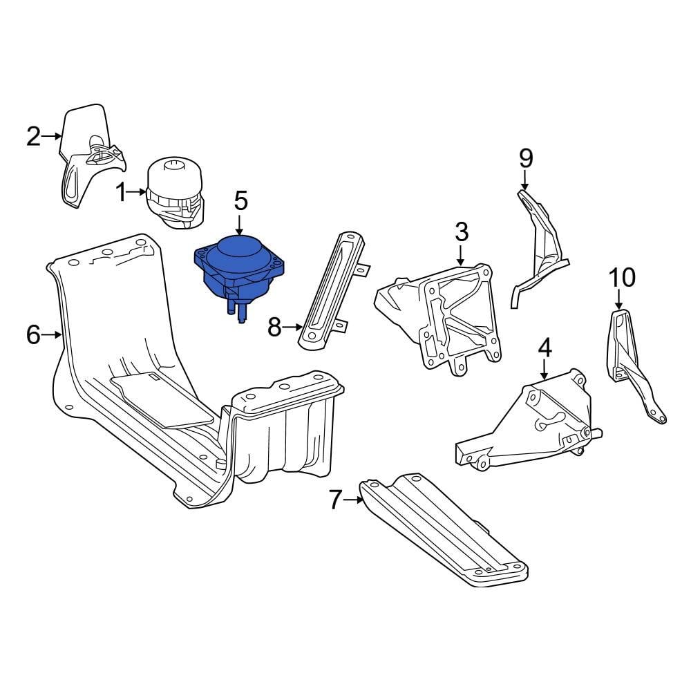 Mercedes-Benz OE 1662400618 - Automatic Transmission Mount