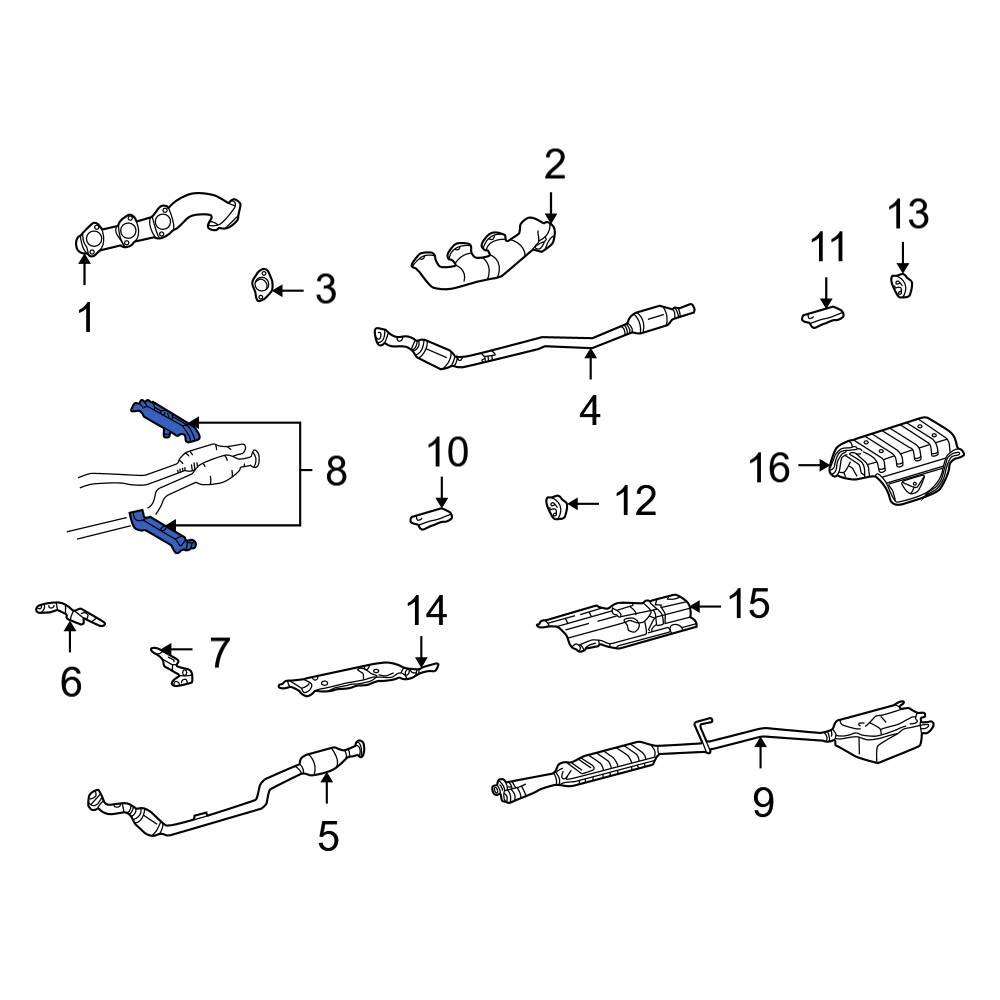 Mercedes-Benz OE 1404920118 - Catalytic Converter Bracket