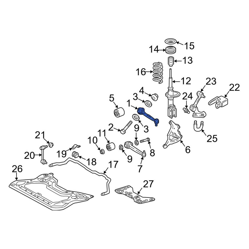 Mercedes-Benz OE 2033500753 - Rear Lower Center Suspension Control Arm
