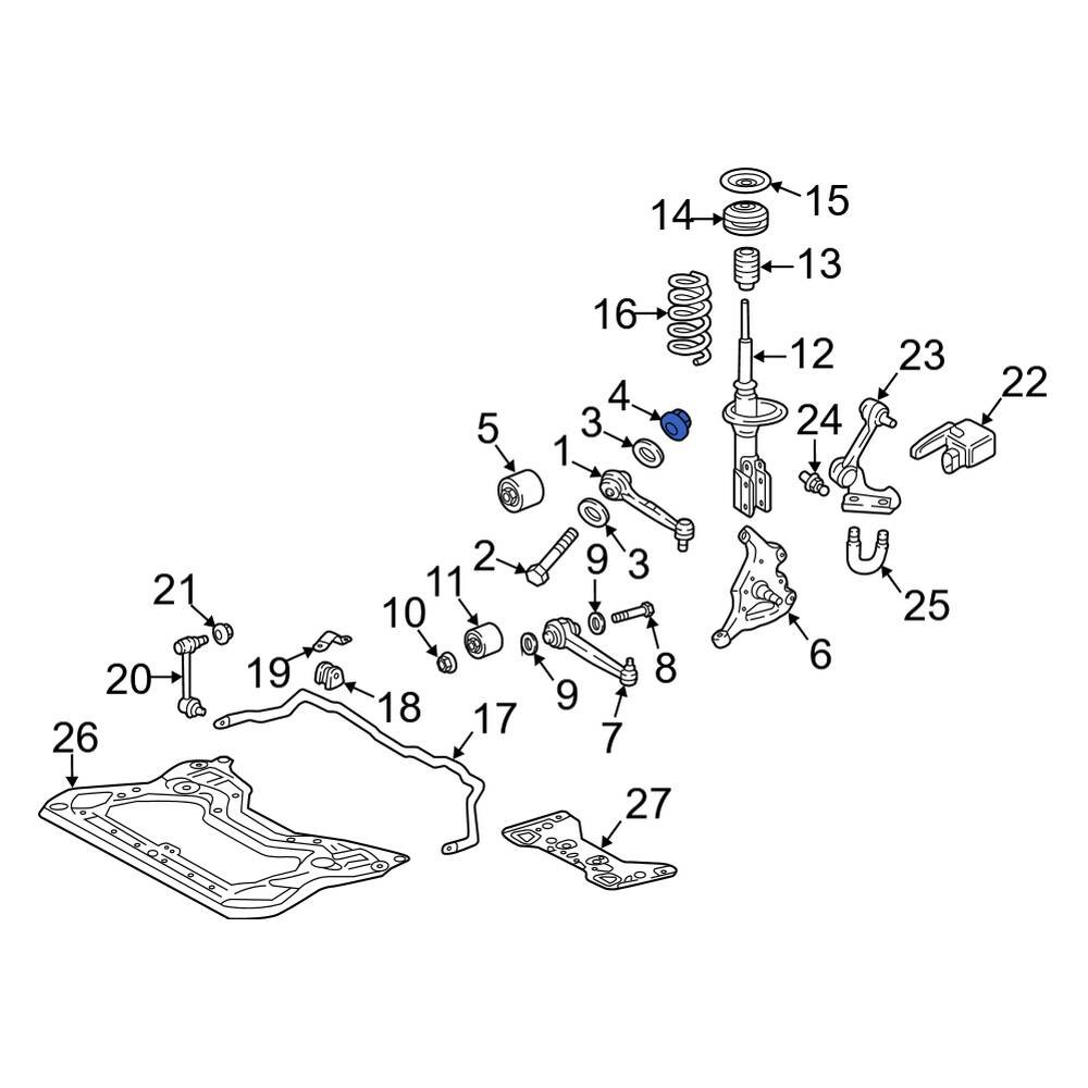 Mercedes-Benz OE 000000003281 - Outer Steering Tie Rod Nut