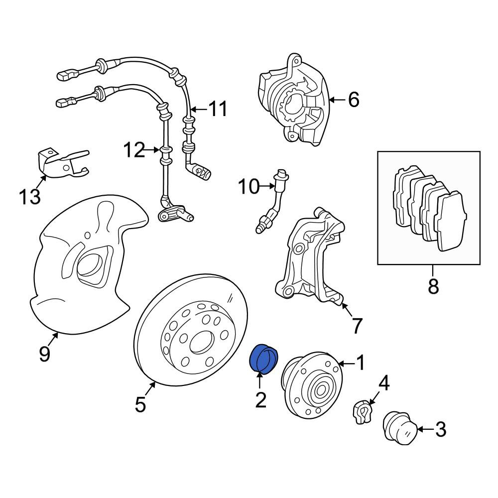 Mercedes-Benz OE 2033300060 - Front Wheel Seal