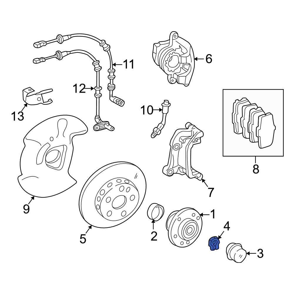 Mercedes-Benz OE 1163340372 - CV Joint Nut
