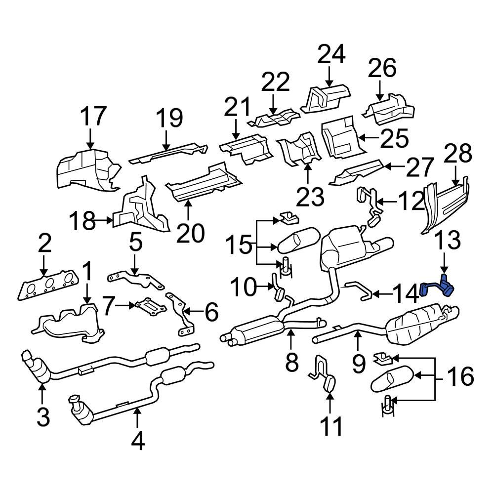 Mercedes-Benz OE 2044901237 - Exhaust System Hanger