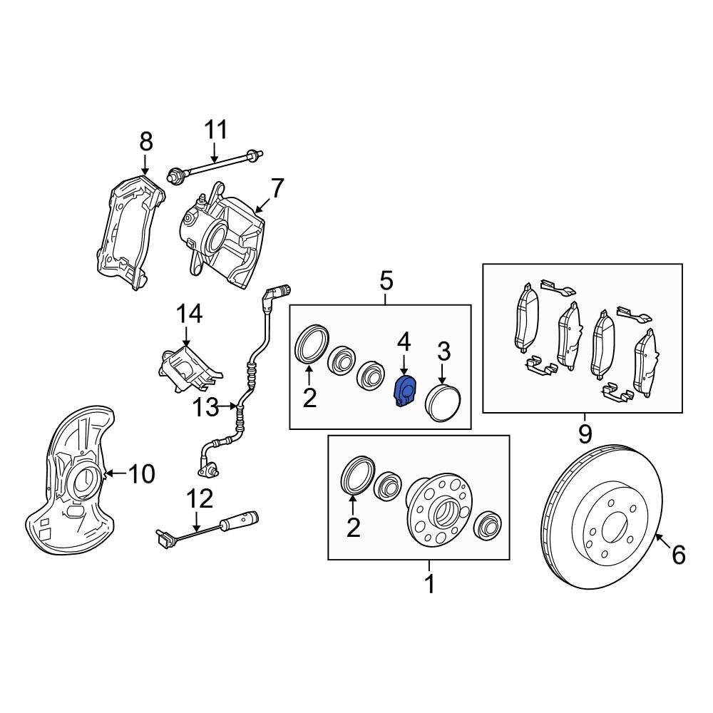 Mercedes-Benz OE 1163340372 - CV Joint Nut