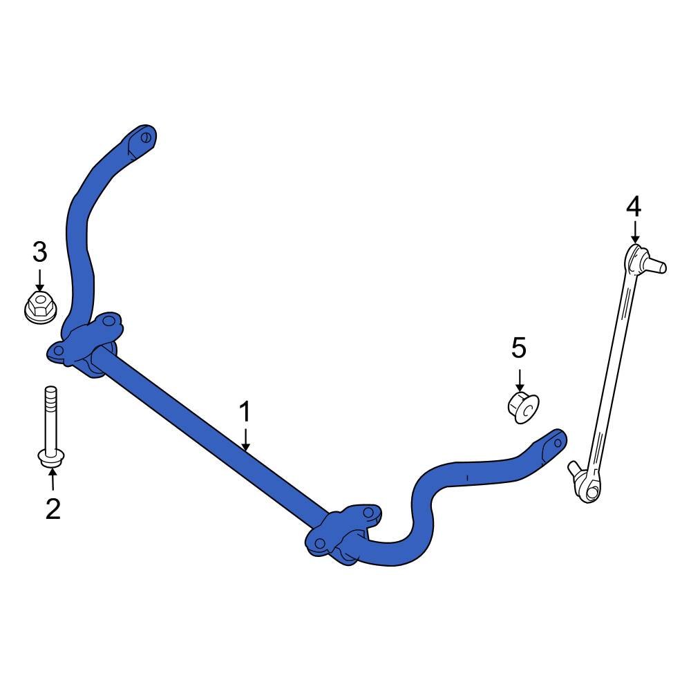 Mercedes-Benz OE 2043230665 - Front Suspension Stabilizer Bar