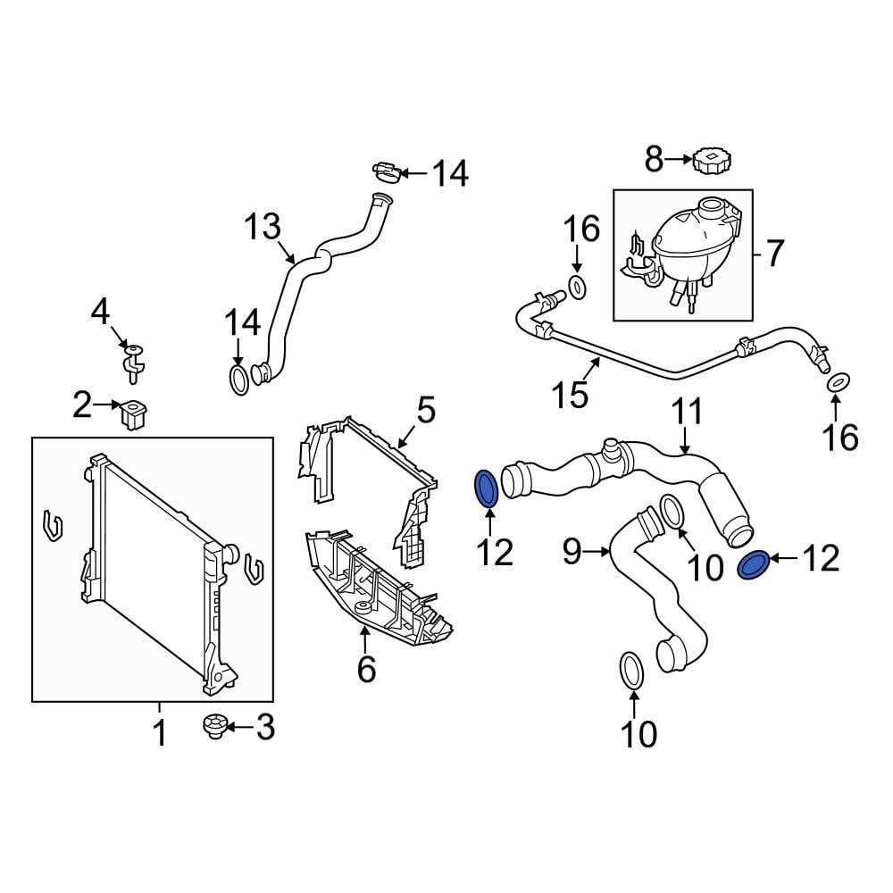 Mercedes-Benz OE 0269976745 - Upper Radiator Hose Clamp