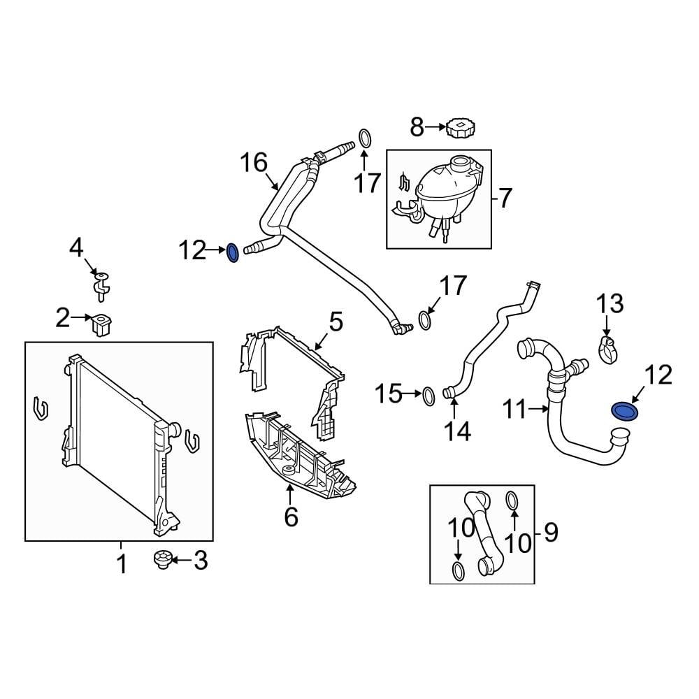 Mercedes-Benz OE 0269976745 - Upper Radiator Hose Clamp