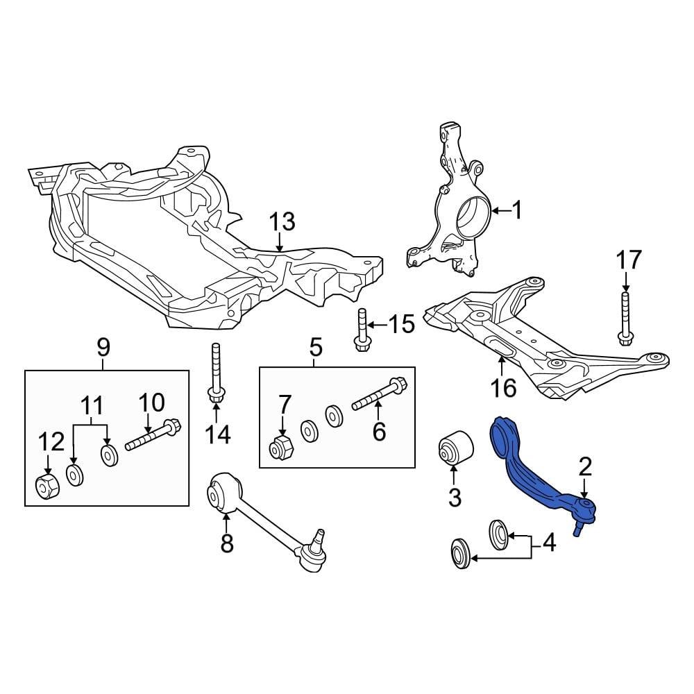 Mercedes-Benz OE 2043309011 - Front Left Upper Suspension Control Arm
