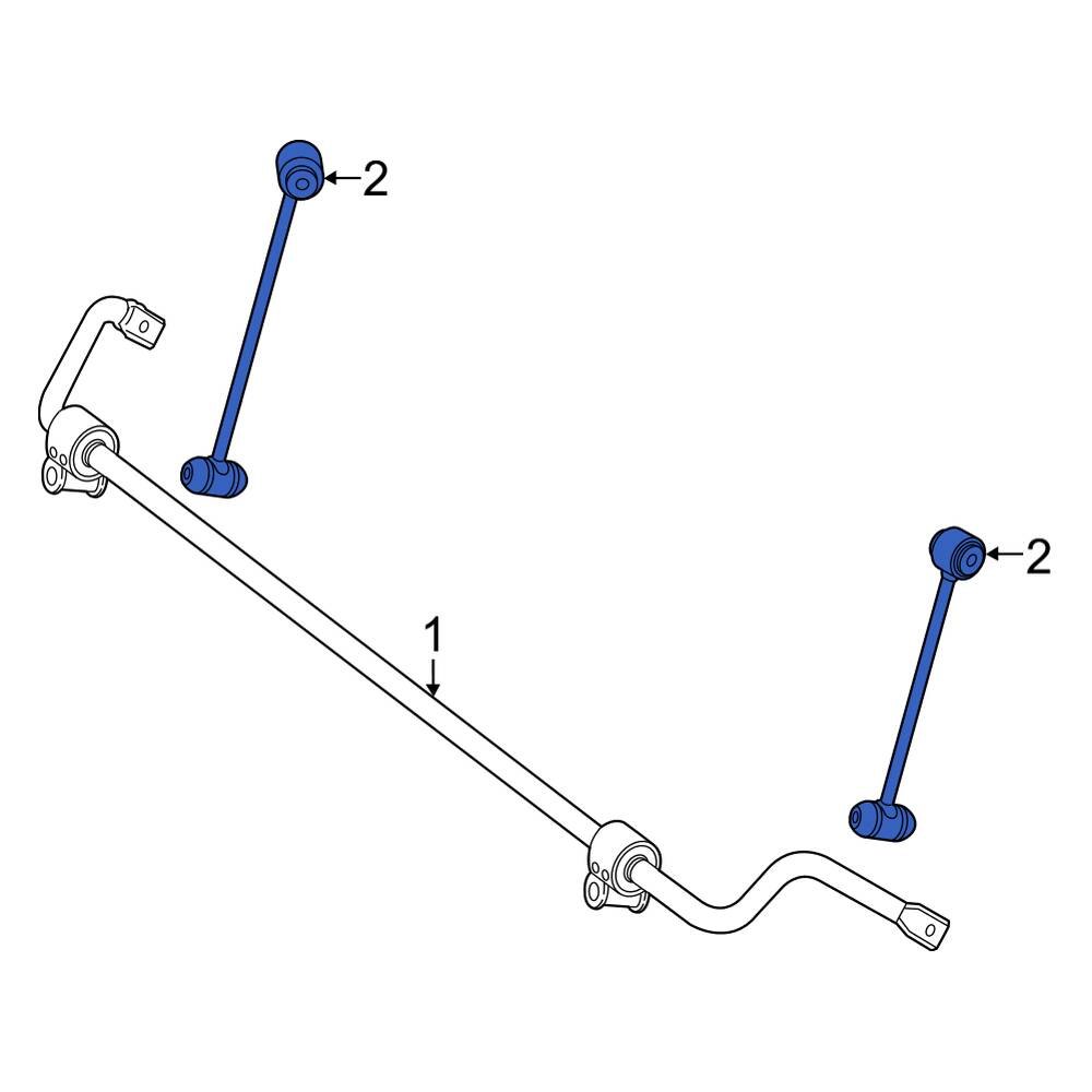 Mercedes-Benz OE 2053230717 - Front Left Suspension Stabilizer Bar Link