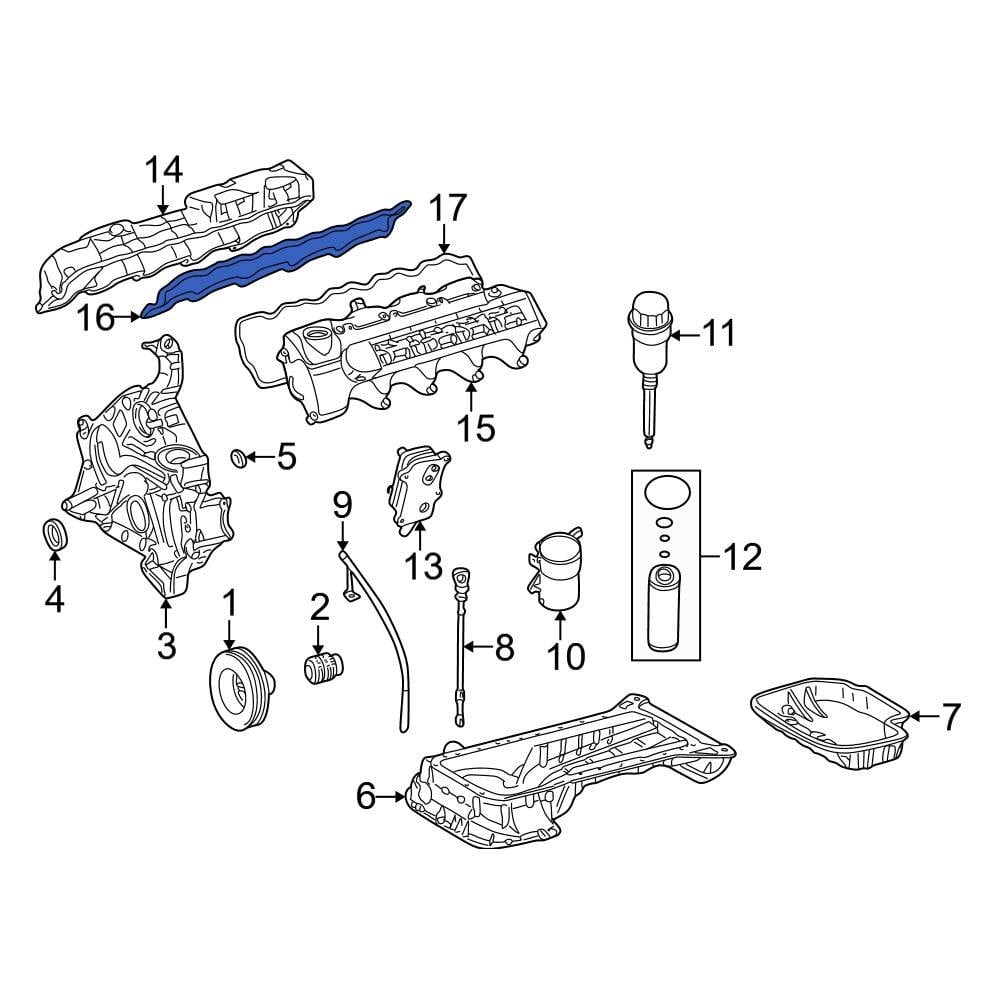 Mercedes-Benz OE 1130160321 - Right Engine Valve Cover Gasket