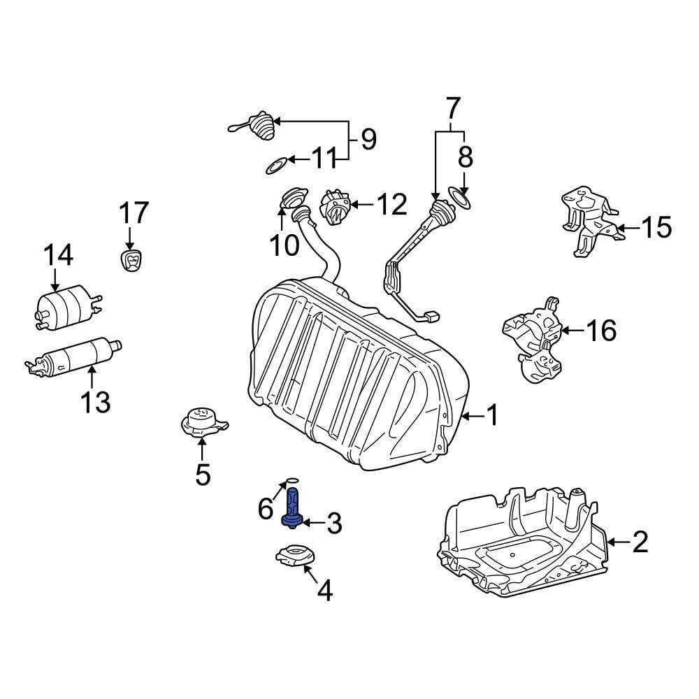 Mercedes-Benz OE 2104700106 - Fuel Pump Filter