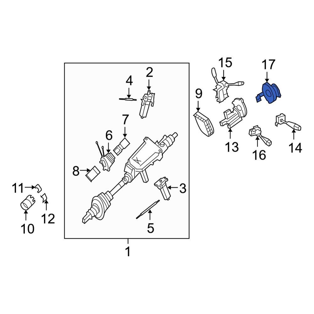 Mercedes-Benz OE 1714641018 - Air Bag Clockspring
