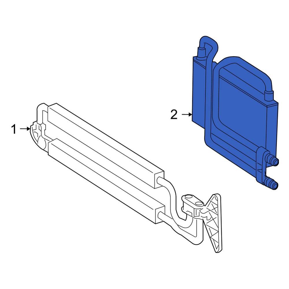 Mercedes-Benz OE 2215003000 - Active Suspension Oil Cooler