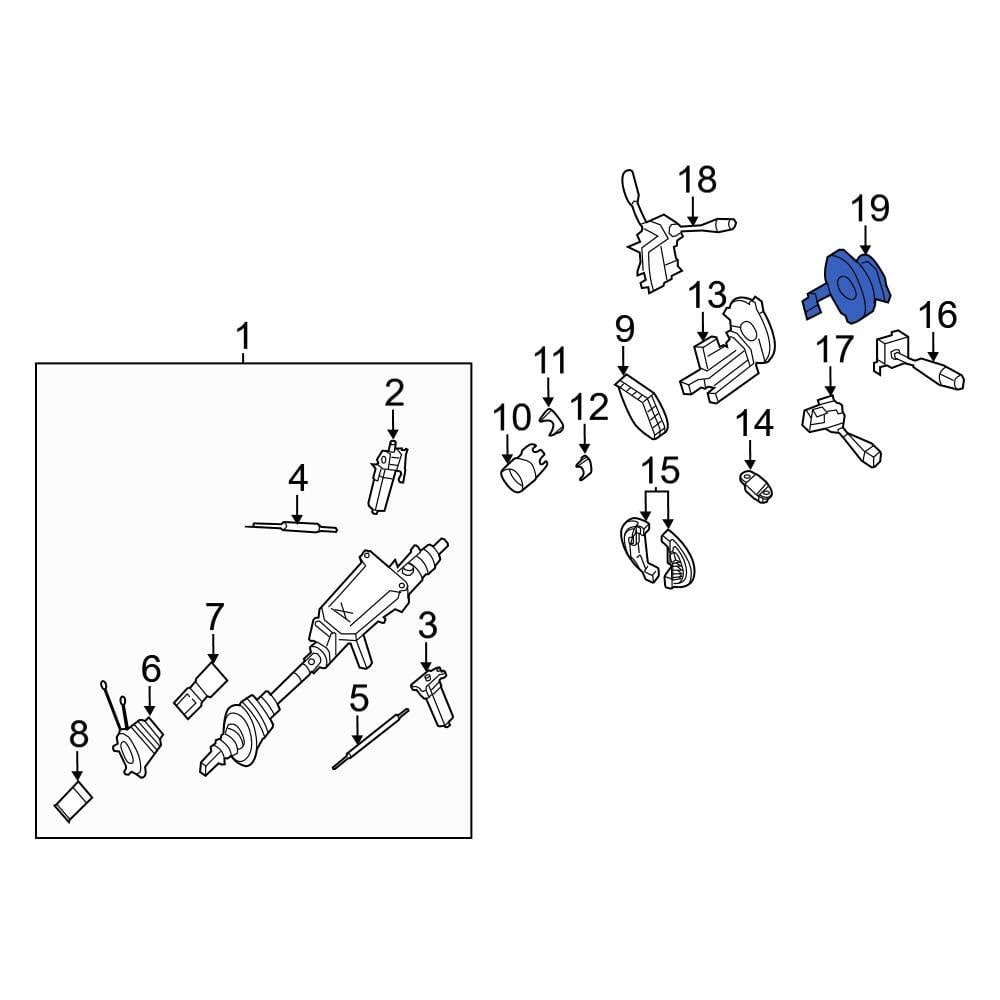 Mercedes-Benz OE 1714641018 - Air Bag Clockspring