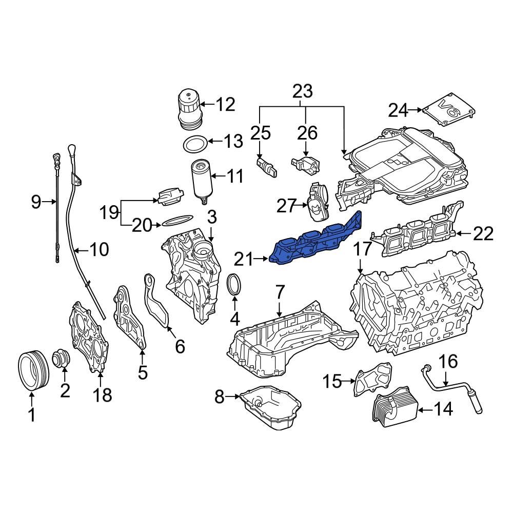 Mercedes-Benz OE 2761401344 - Engine Intake Manifold