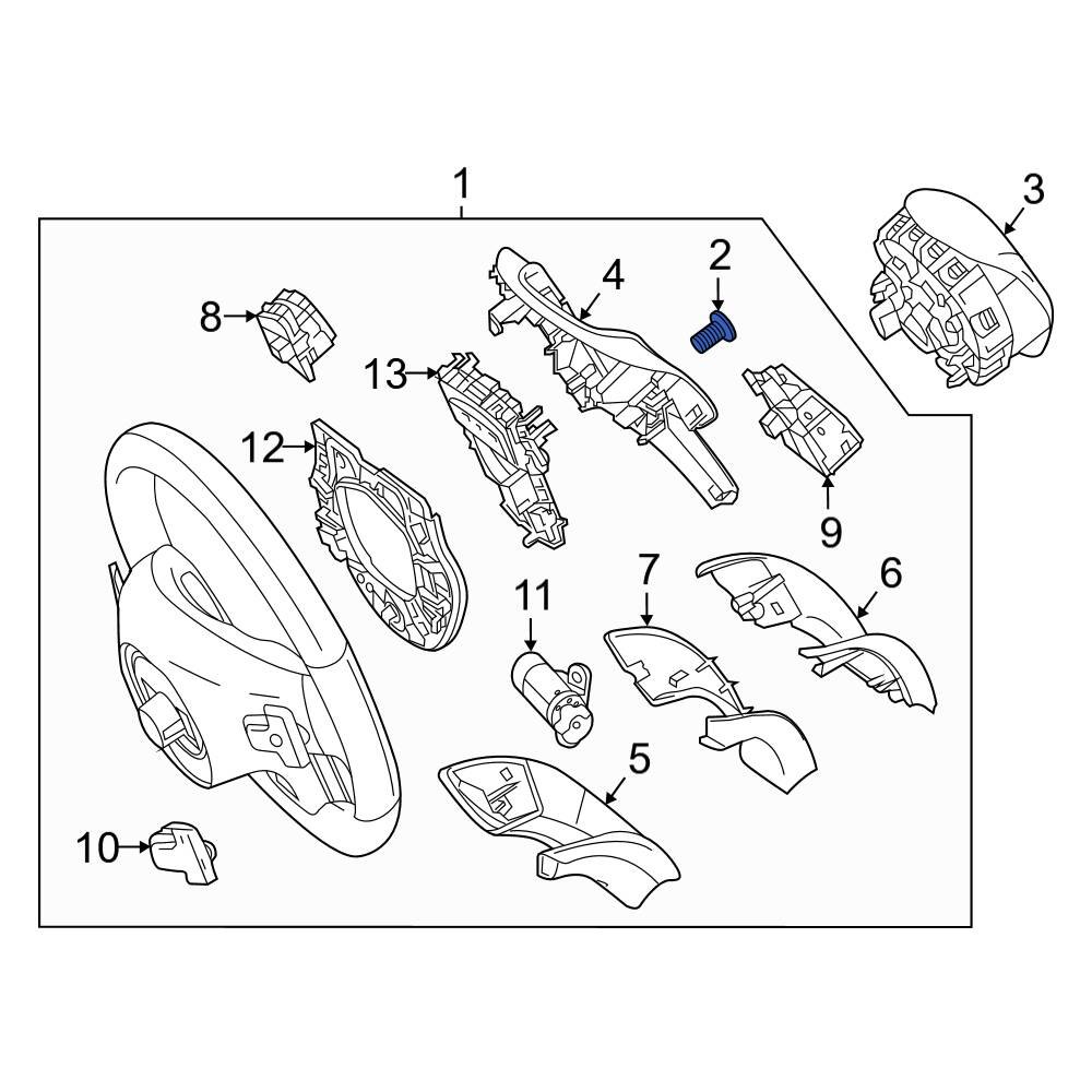 Mercedes-Benz OE 0009906239 - Steering Wheel Bolt