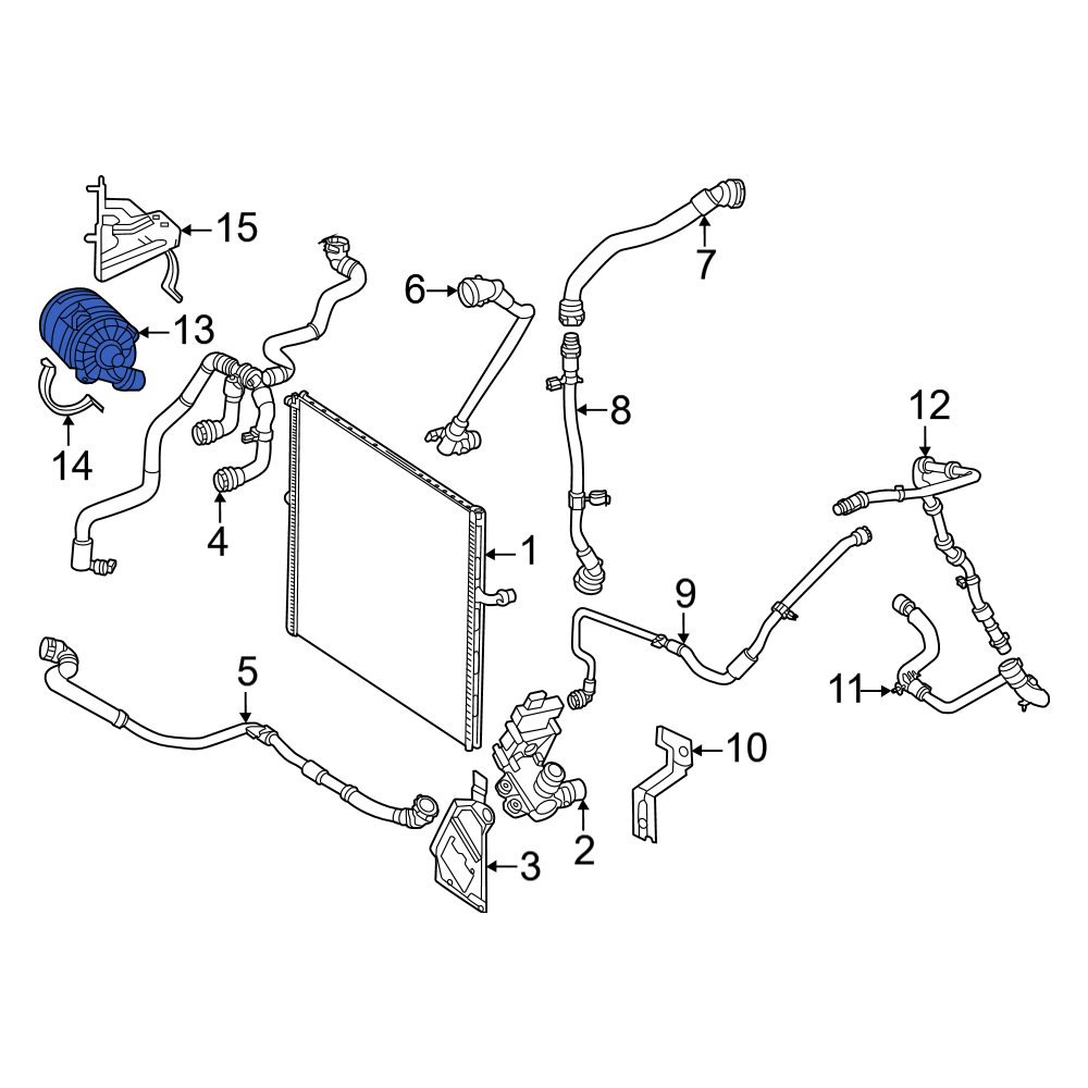 Mercedes-Benz OE 0005000801 - Engine Auxiliary Water Pump