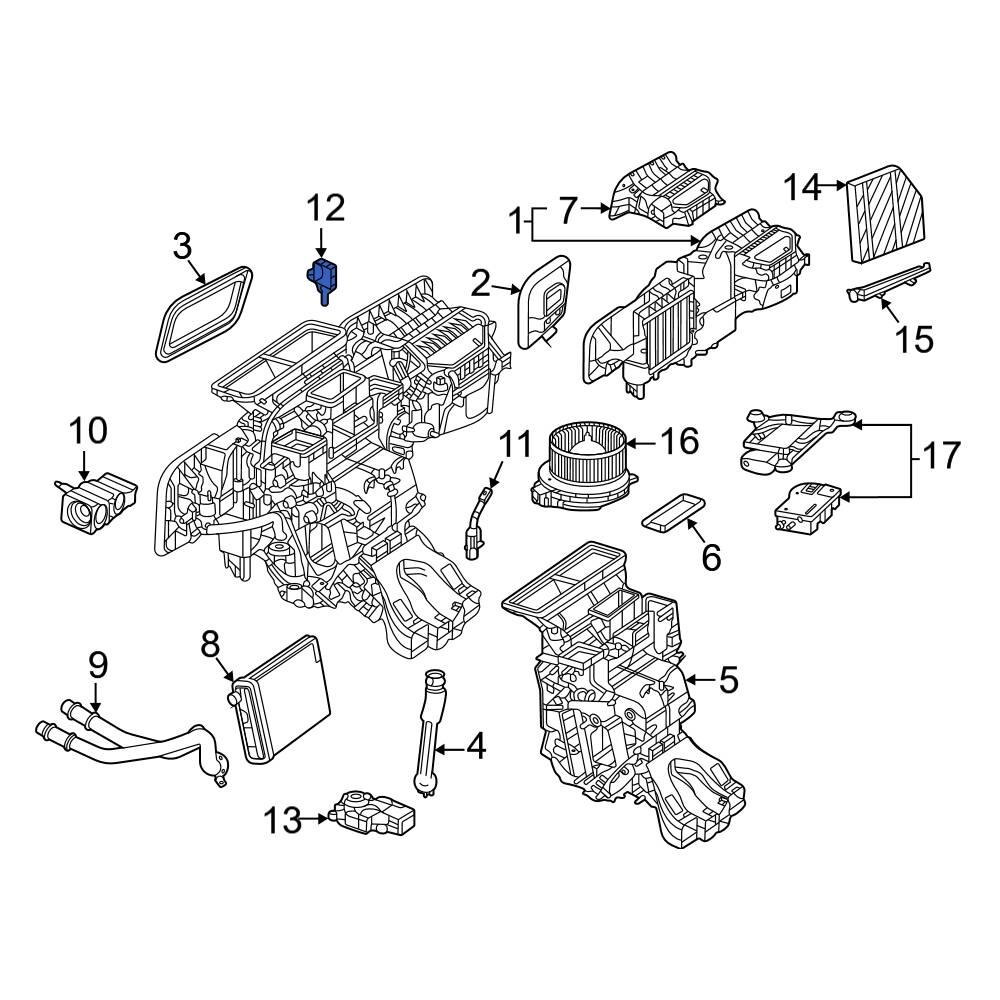 Mercedes-Benz OE 0009055207 - Humidity Sensor