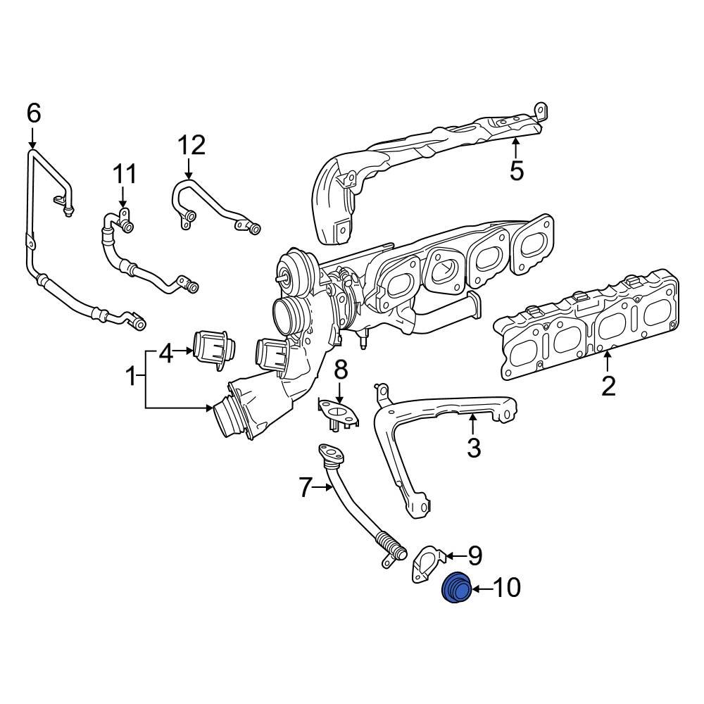 Mercedes-Benz OE 2711870080 - Turbocharger Oil Line O-Ring