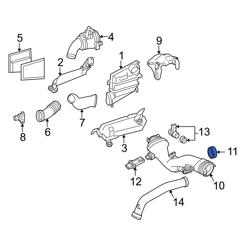 Mercedes-Benz OE 6420940080 - Turbocharger Gasket