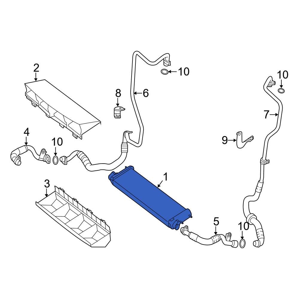 Mercedes-Benz OE 2781880401 - Engine Oil Cooler