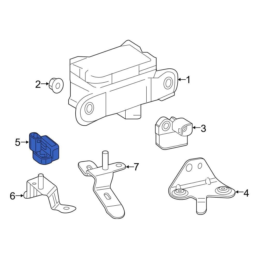 Mercedes-Benz OE 0009057802 - Front Suspension Ride Height Sensor
