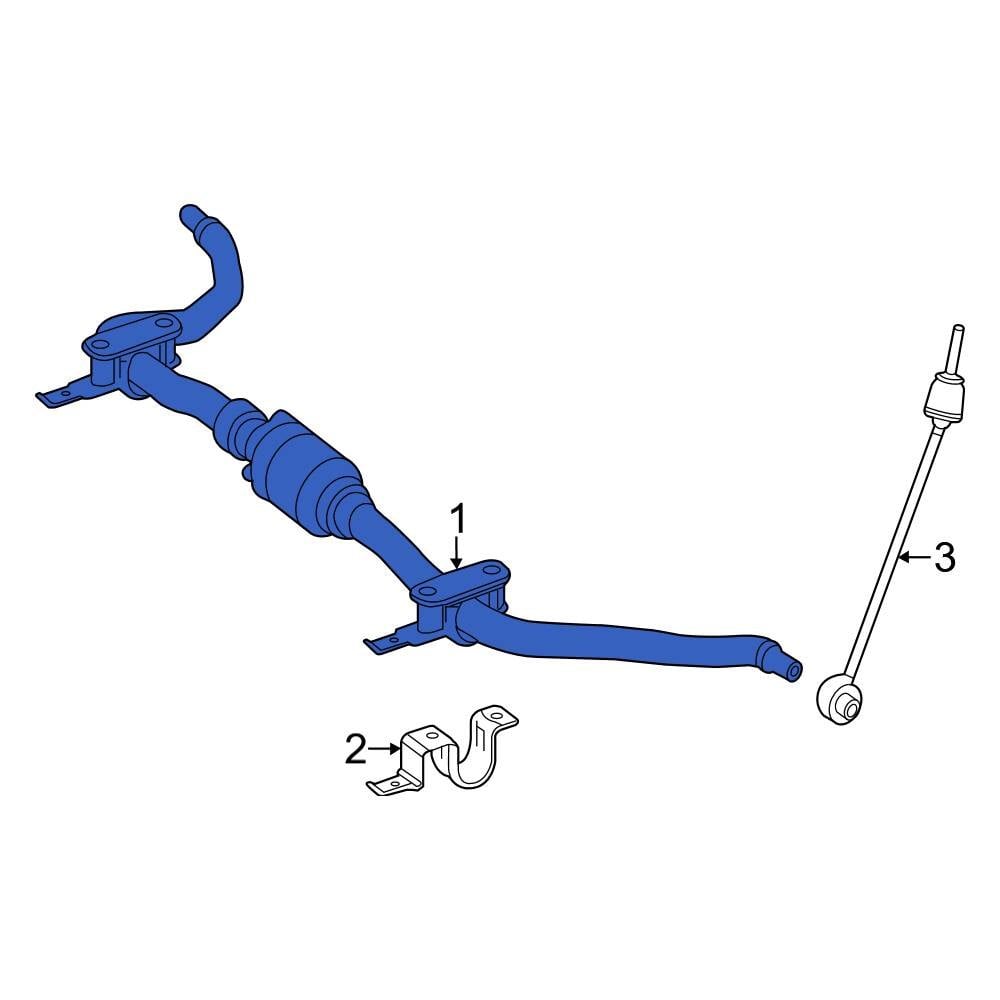 Mercedes-Benz OE 1663231465 - Front Suspension Stabilizer Bar