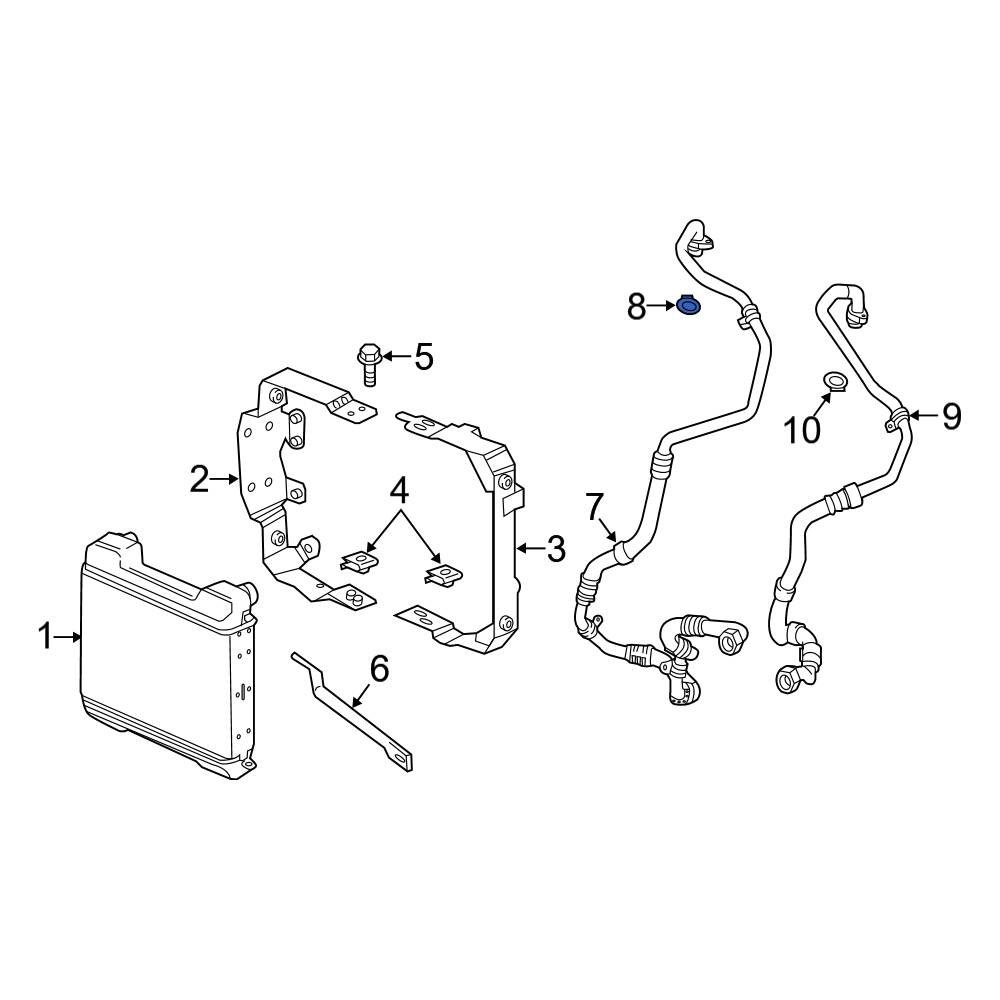 Mercedes-Benz OE 0129975648 - Engine Oil Cooler Line O-Ring