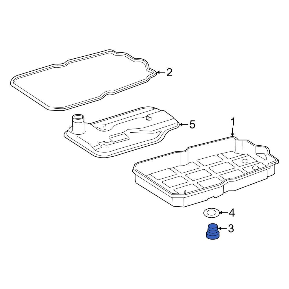 Mercedes-Benz OE 0009976532 - Transmission Drain Plug