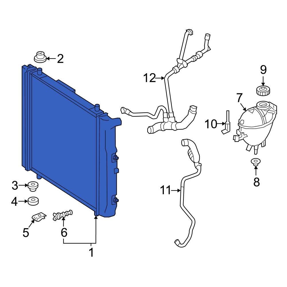 Mercedes-Benz OE 4635000402 - Radiator