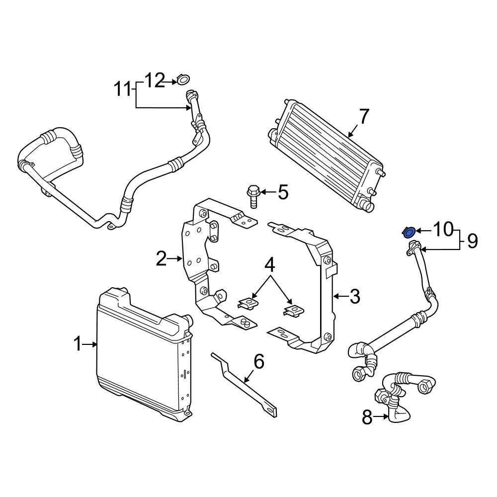 Mercedes-Benz OE 0129975648 - Engine Oil Cooler Line O-Ring