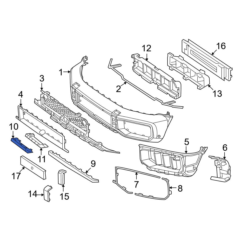 Mercedes-Benz OE 4658858900 - Front Tow Eye Cap