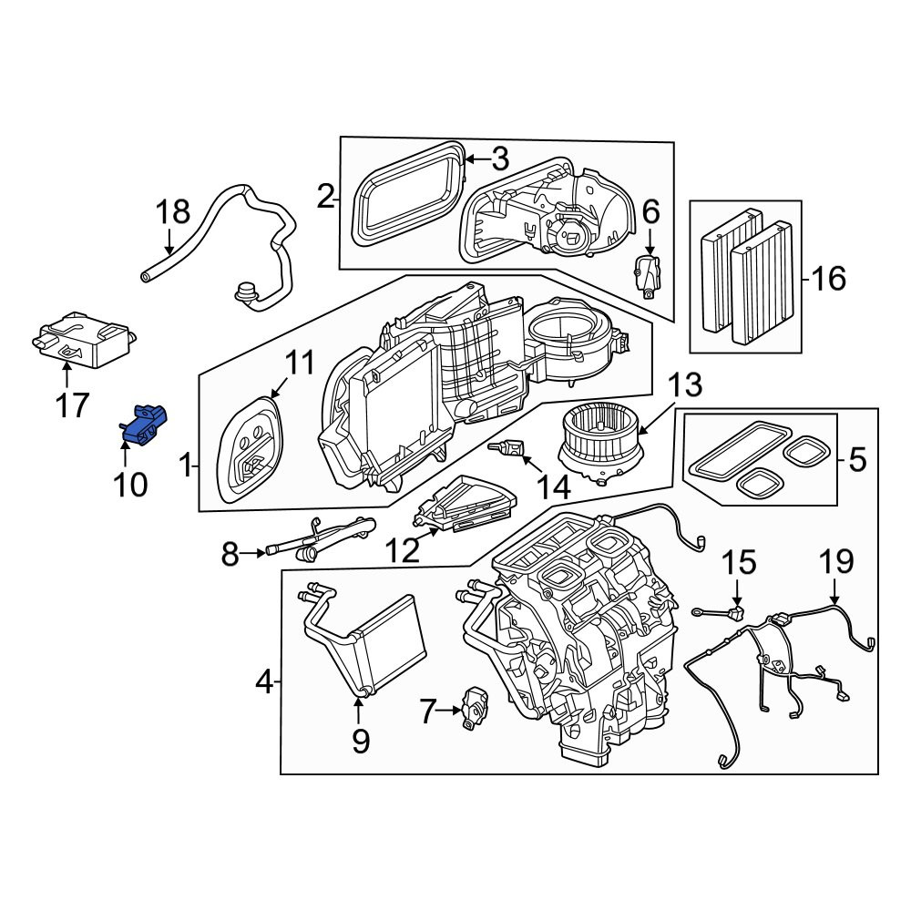 Mercedes-Benz OE 2978351500 - A/C Expansion Valve