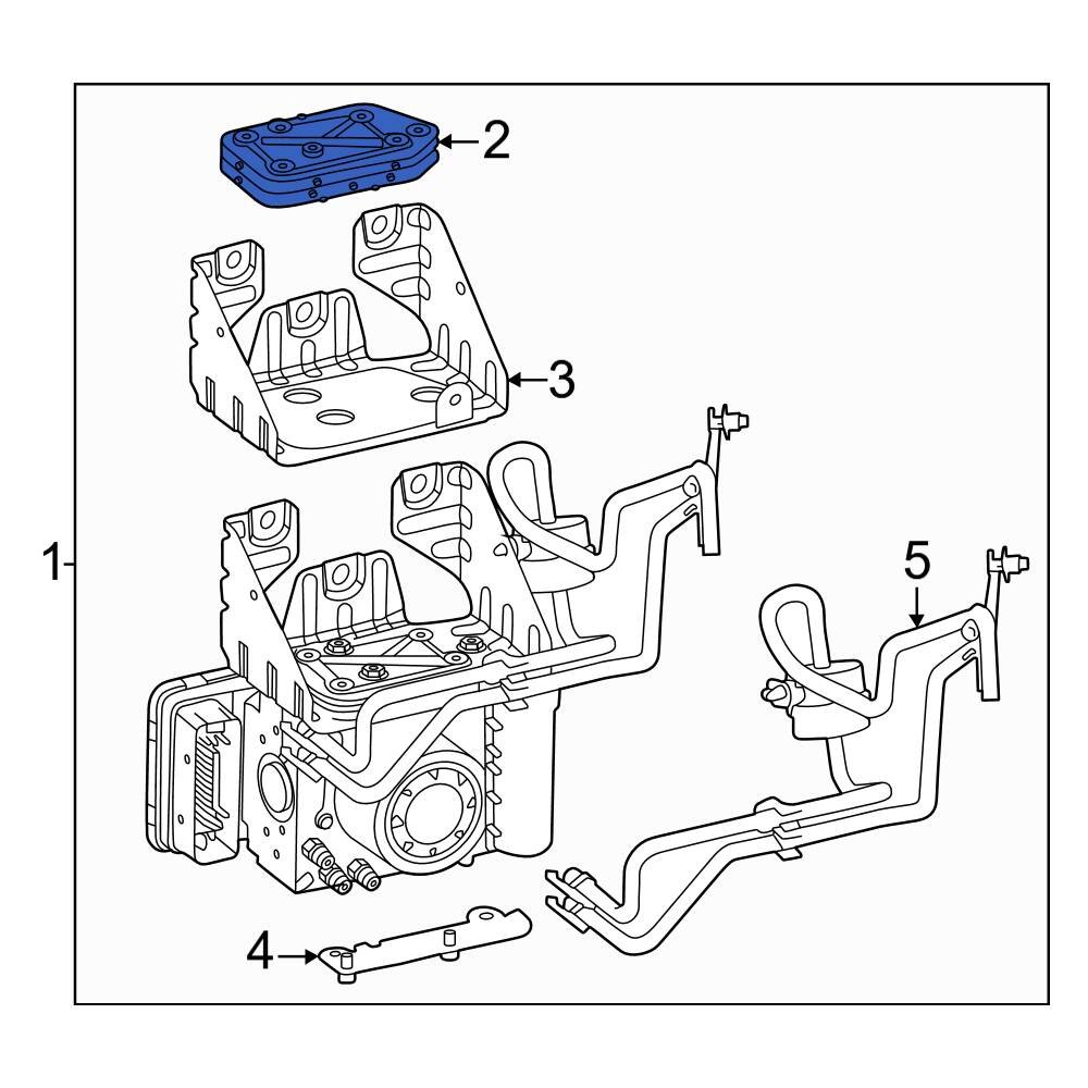 Mercedes-Benz OE 0993230600 - Air Suspension Compressor Insulator